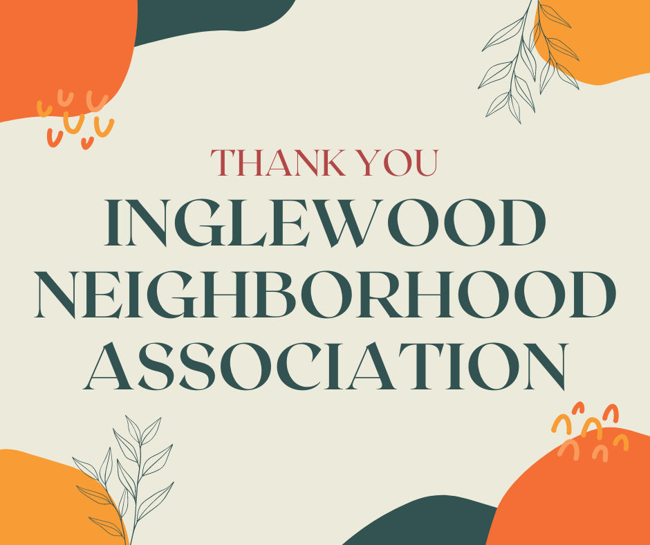 Thank you, Inglewood Neighborhood Association! | BIKE FUN